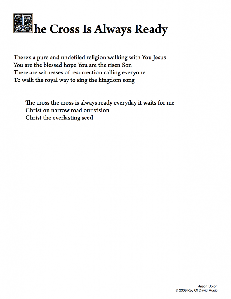 Songs We Sing (3/23/14) | Theologia